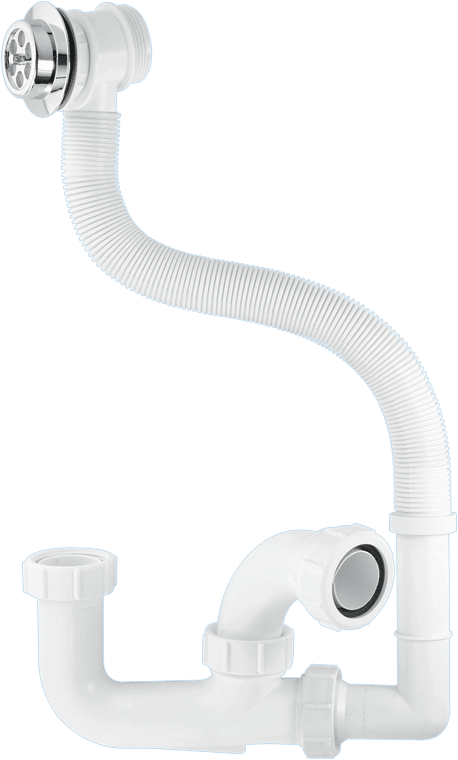 McAlpine FSKWF1 1.5" Bath Trap with Wasteflow — Getplumb